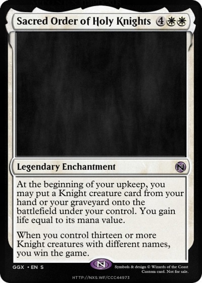 MTGNexus - Sacred Order of Holy Knights