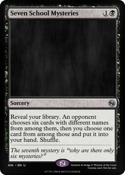 MTGNexus - Seven School Mysteries