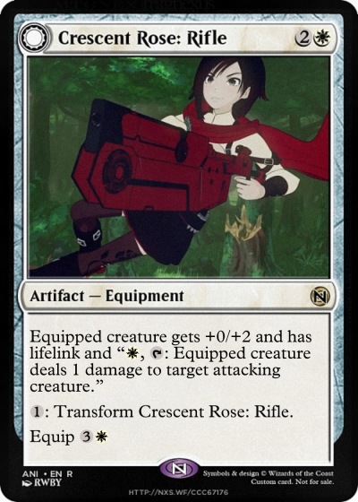 MTGNexus - Crescent Rose: Rifle // Crescent Rose: Scythe
