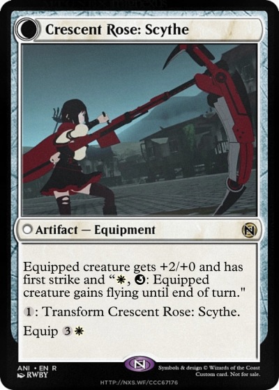 MTGNexus - Crescent Rose: Rifle // Crescent Rose: Scythe