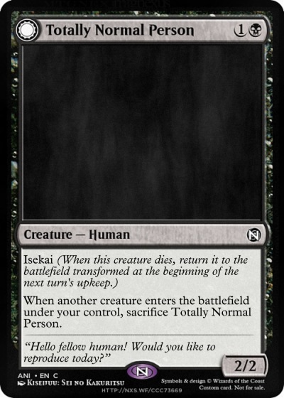MTGNexus - Totally Normal Person // Parasyte