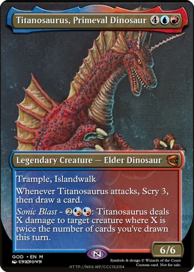 MTGNexus - Titanosaurus, Primeval Dinosaur