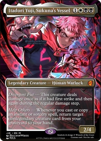 MTGNexus - Itadori Yuji, Sukuna's Vessel // Domain of the Disgraced One