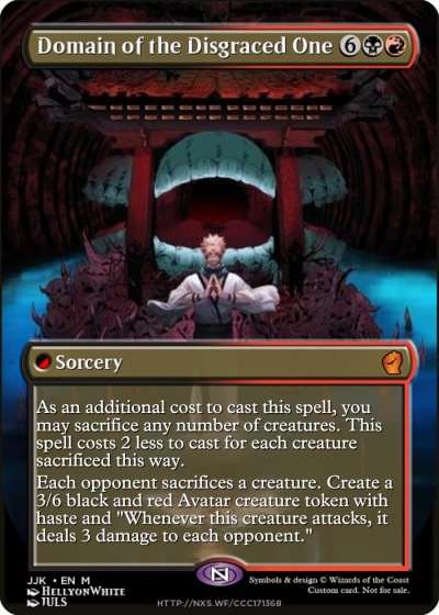 MTGNexus - Itadori Yuji, Sukuna's Vessel // Domain of the Disgraced One