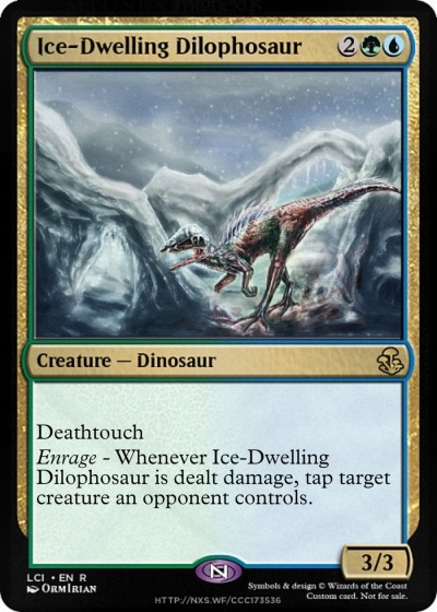MTGNexus - Ice-Dwelling Dilophosaur