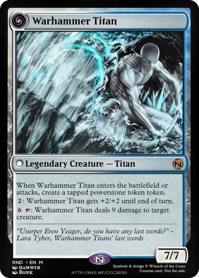 MTGNexus - Lara Tyber, Guardian // Warhammer Titan