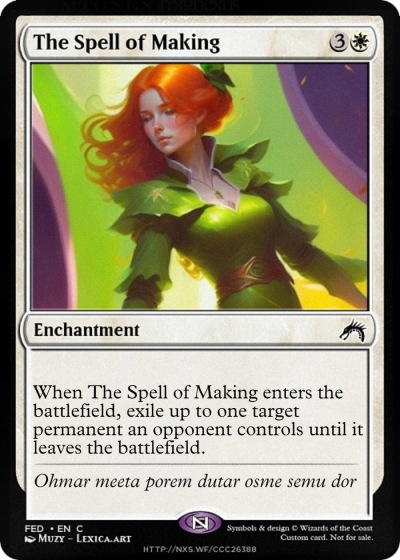 MTGNexus - The Spell of Making