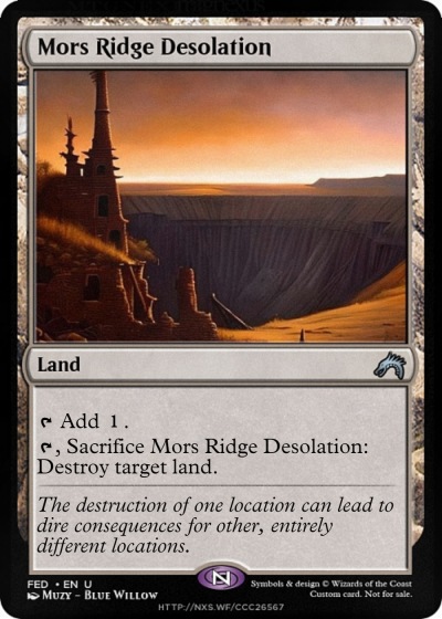 MTGNexus - Mors Ridge Desolation