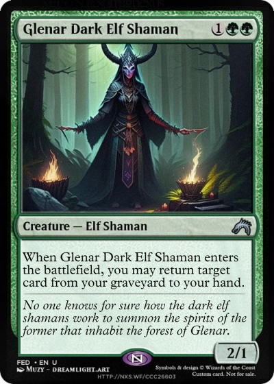 MTGNexus - Glenar Dark Elf Shaman