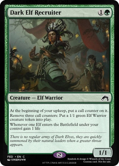 MTGNexus - Dark Elf Recruiter