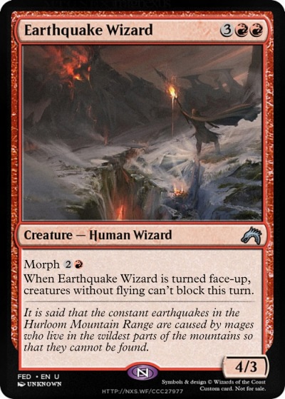 MTGNexus - Earthquake Wizard