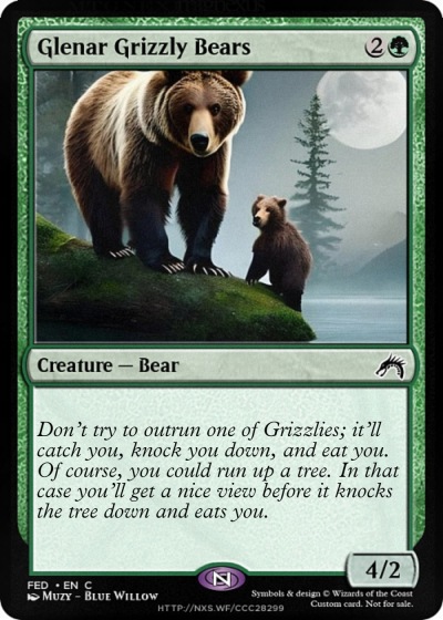 MTGNexus - Glenar Grizzly Bears