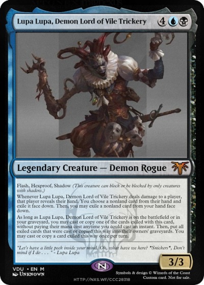 MTGNexus - Lupa Lupa, Demon Lord of Vile Trickery
