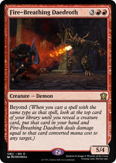 MTGNexus - Fire-Breathing Daedroth