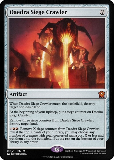 MTGNexus - Daedra Siege Crawler