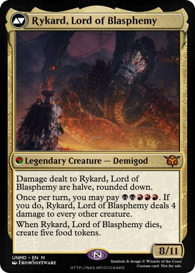 MTGNexus - God Devouring Serpent // Rykard, Lord of Blasphemy