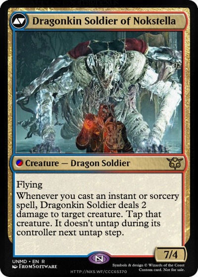 MTGNexus - Dragonkin Soldier // Dragonkin Soldier of Nokstella
