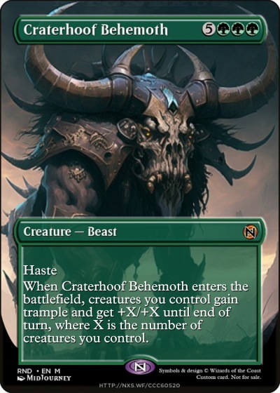 MTGNexus - Craterhoof Behemoth