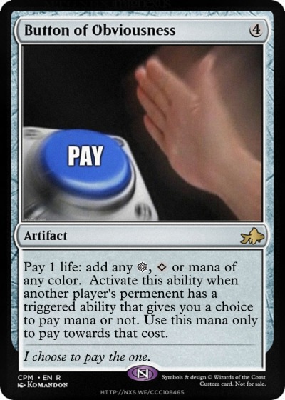 MTGNexus - Button of Obviousness