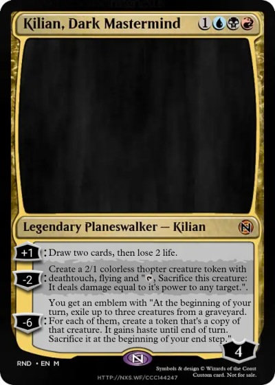 MTGNexus - Kilian, Dark Mastermind