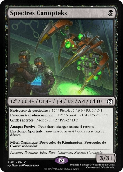 MTGNexus - Spectres Canopteks