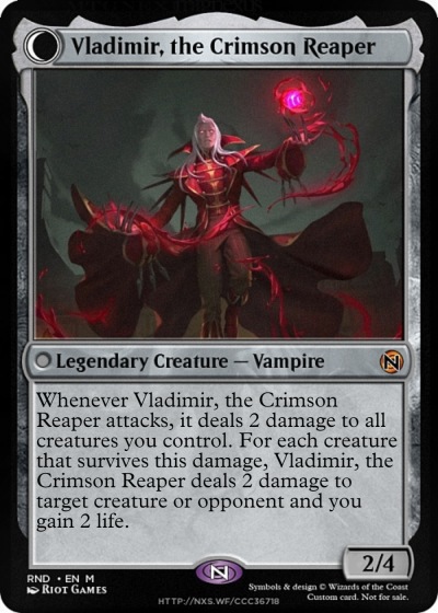 MTGNexus - Vladimir, Hemomancer // Vladimir, the Crimson Reaper