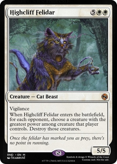 MTGNexus - Highcliff Felidar