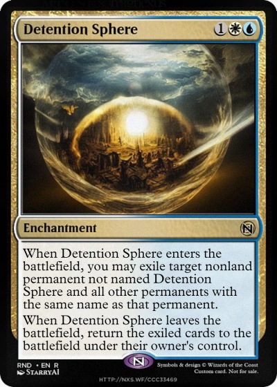 Detention Sphere Discover 8 Sisay Legend Deck (green White) And Magic