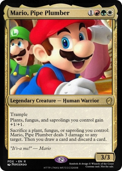 MTGNexus - Mario, Pipe Plumber