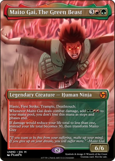 MTGNexus - Maito Gai, The Green Beast // Red Beast Of The Eighth Gate