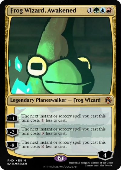 MTGNexus - Frog Wizard, Awakened