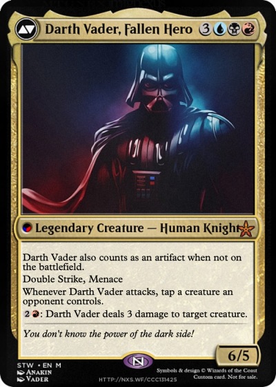 MTGNexus - Anakin, Rising Knight // Darth Vader, Fallen Hero