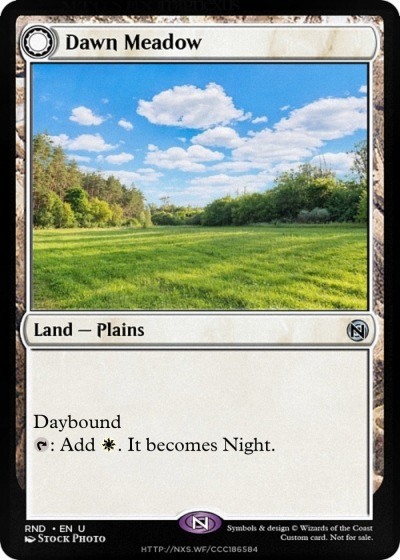 MTGNexus - Dawn Meadow // Dusk Meadow