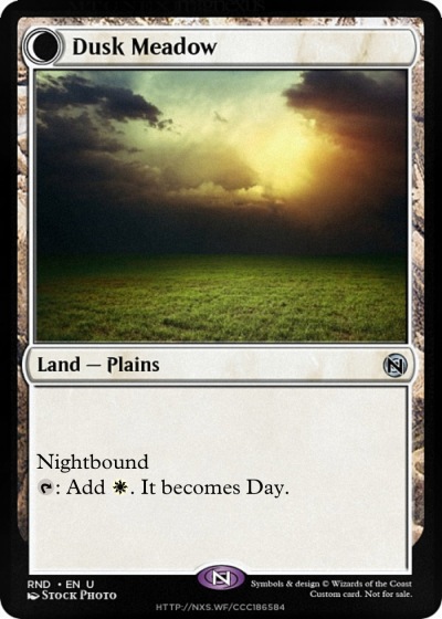 MTGNexus - Dawn Meadow // Dusk Meadow