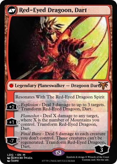 MTGNexus - Dart Feld, Hero // Red-Eyed Dragoon, Dart