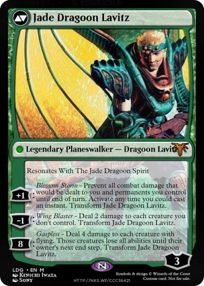 MTGNexus - Loyal Knight, Lavitz Slambert // Jade Dragoon Lavitz