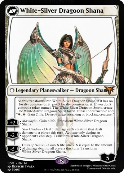 MTGNexus - Moon Child Shana // White-Silver Dragoon Shana