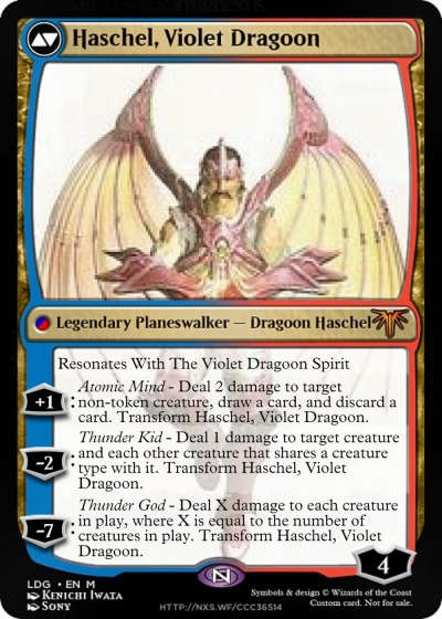MTGNexus - Rouge Master Haschel // Haschel, Violet Dragoon