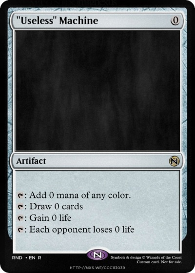 MTGNexus - Useless Machine