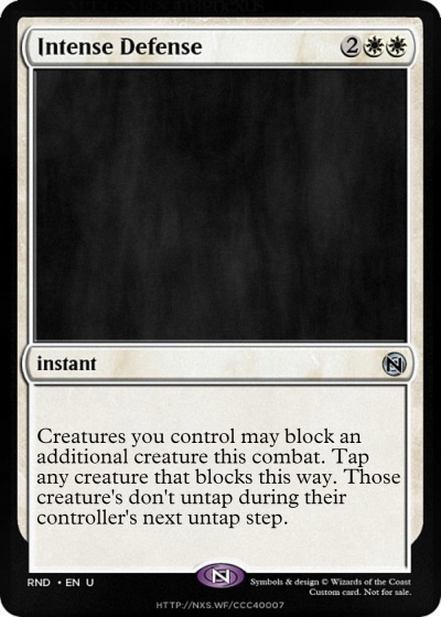 MTGNexus - Intense Defense