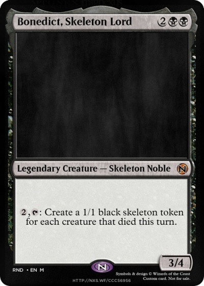 MTGNexus - Bonedict, Skeleton Lord