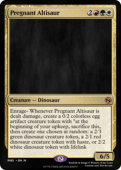 MTGNexus - Pregnant Altisaur