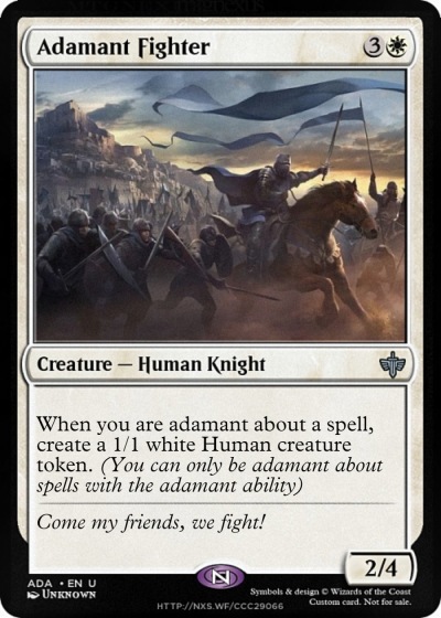 MTGNexus - Adamant Matters Creatures