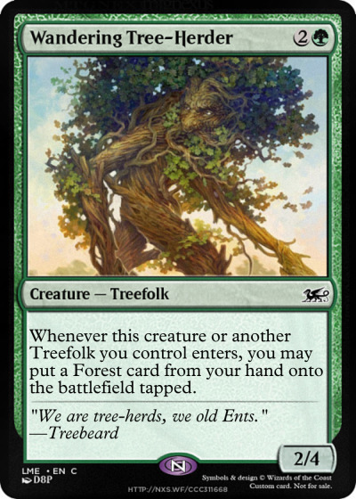 MTGNexus - Wandering Tree-Herder