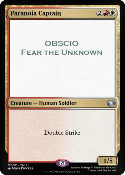 MTGNexus - Paranoia Captain