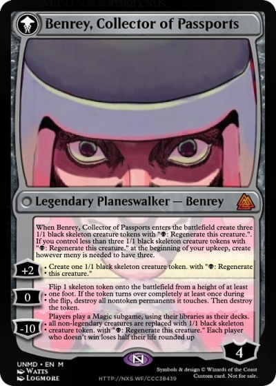 MTGNexus - Security Officer Benrey // Benrey, Collector of Passports