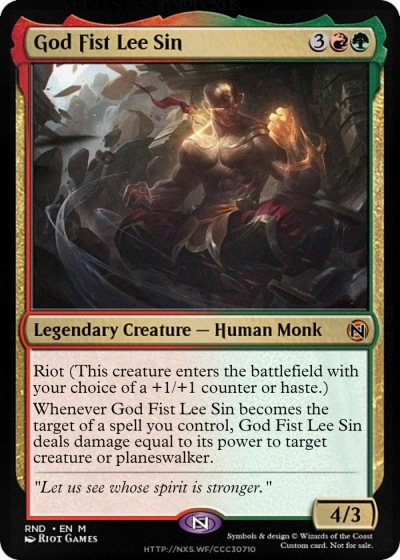MTGNexus - God Fist Lee Sin
