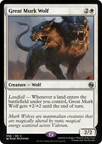 MTGNexus - Great Murk Wolf