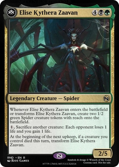 MTGNexus - Elise Kythera Zaavan // Elise, the Spider Queen