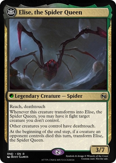MTGNexus - Elise Kythera Zaavan // Elise, the Spider Queen